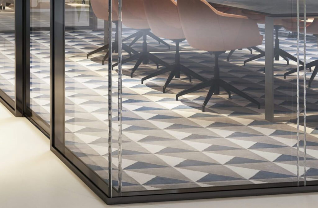 Frameless Office Partition Models & Prices » Vision Art Aluminium