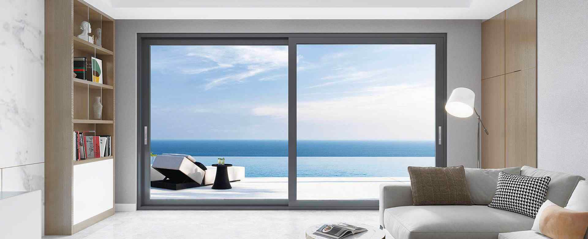 More Glass Less Frame Slim Slide Sliding Soor » Vision Art Aluminium