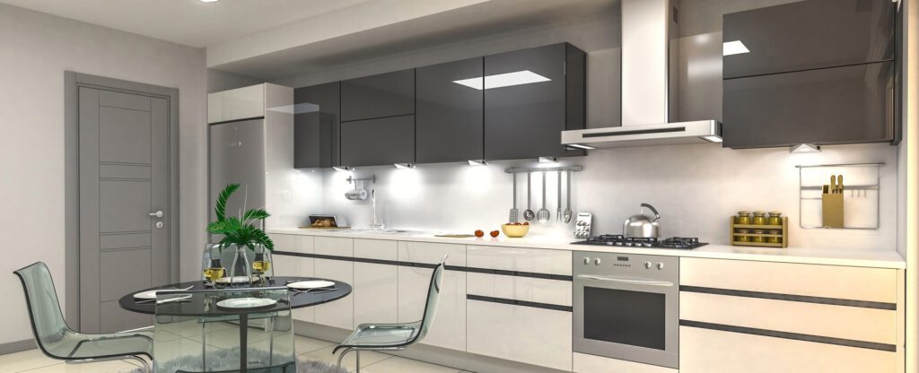 Moden Kitchen Design in New Jersey » Vision Art Aluminium Kitchens